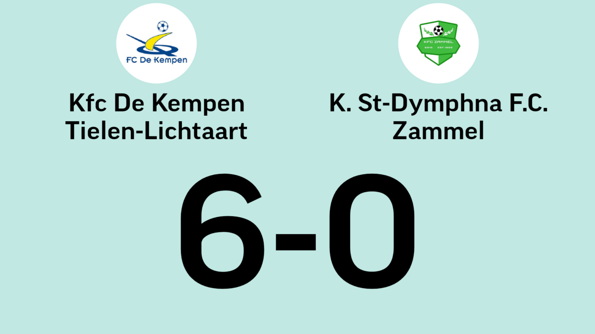 Van Eyndhoven scoort vier keer voor KFC De Kempen dat wint van Zammel B | GVA